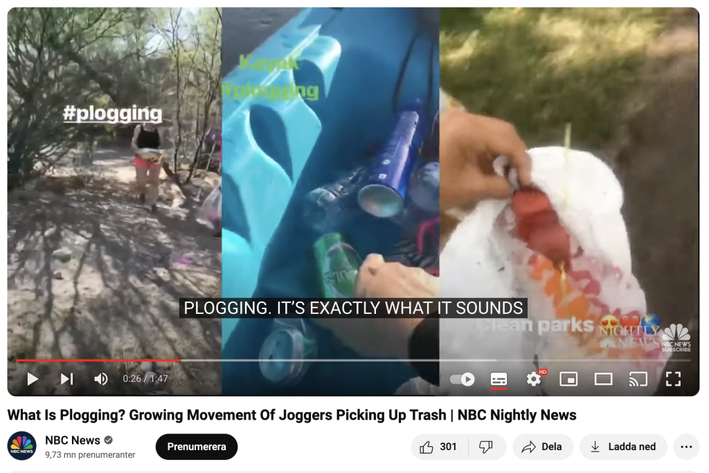 What is Plogging? Let NBC News describe it for you! – Plogga